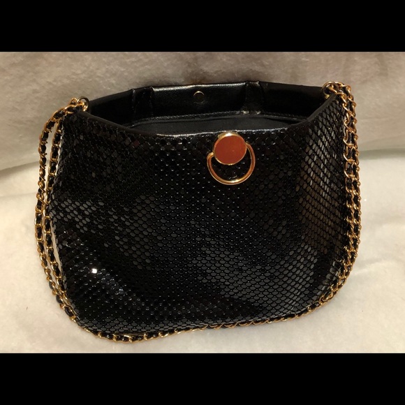 Vintage | Bags | Vintage Beautiful Black Metal Mesh Bag | Poshmark